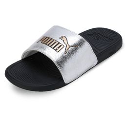 Puma Pantolette Damen Gr&ouml;&szlig;e 38 gold / silber
