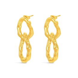 Ars-argenti Earrings 'LIFE IS A BEACH' female Gold size One Size