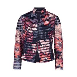 Vera Mont Blazer-Jacke mit Print Damen Größe 36 dunkelblau