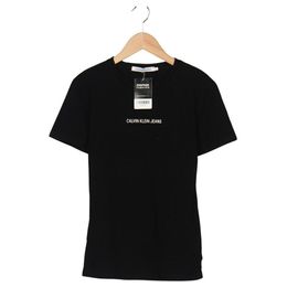 Calvin Klein Jeans T-Shirt Damen Größe S Second Hand schwarz