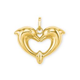 Amor Pendant 'Delfin, 9979431' female Gold size One Size