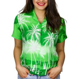 King Kameha Bluse 'Beach Negative' Damen Gr&ouml;&szlig;e XL gr&uuml;n