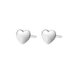 Hey Happiness Ohrringe 'Love Heart' Damen Gr&ouml;&szlig;e One Size silber