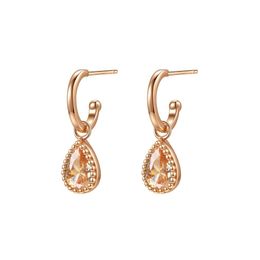 Hey Happiness Earrings 'January Birthstone' female Gold size One Size