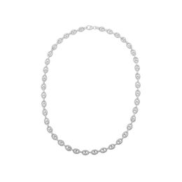 Tony Fein Kette 'Kaffeebohnen' Herren Größe 70 cm silber