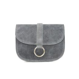 Lepelou Handbag 'HANNA' female Grey size 22 cm x 18 cm x 6cm