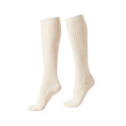 CALZEDONIA Knee High Socks female White size One Size