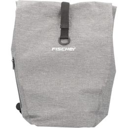 Fischer Die Fahrradmarke FISCHER Fahrr&auml;der Fahrradtasche Damen Gr&ouml;&szlig;e One Size hellgrau / wei&szlig;