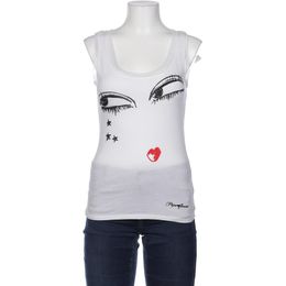 Pepe Jeans Top Damen Größe M Second Hand weiß