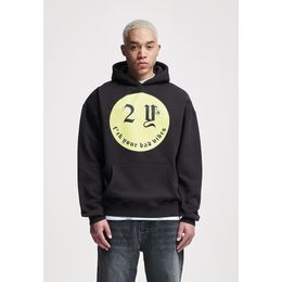 2Y Studios Sweatshirt 'Smiley' Herren Gr&ouml;&szlig;e XL hellgelb / schwarz