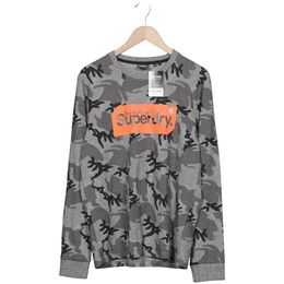 Superdry Langarmshirt Herren Größe L Second Hand grau