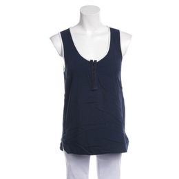 Tommy Hilfiger Top / Seidentop Damen Gr&ouml;&szlig;e S Second Hand navy