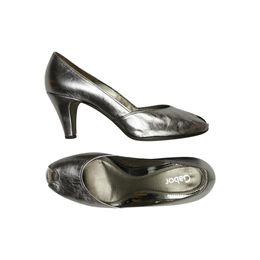 Gabor Pumps Damen Größe 39.5 Second Hand silber