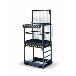RR Industrietechnik Arbeitskorb Typ RAK-High RAL 7016 (anthrazitgrau)
