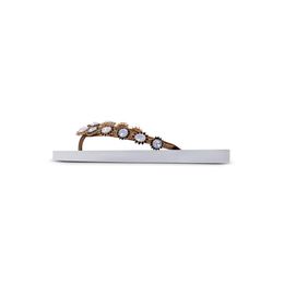 Uzurii Luxury Footwear T-Bar Sandals 'Pearl Monroe' female White size 41/42
