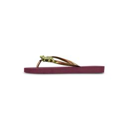 Uzurii Luxury Footwear T-Bar Sandals 'Crocodile' female Red size 41/42