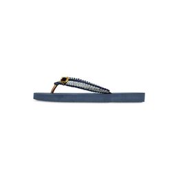 Uzurii Luxury Footwear T-Bar Sandals 'Macrame' female Blue size 37/38
