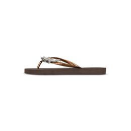 Uzurii Luxury Footwear T-Bar Sandals 'Crocodile' female Brown size 39/40