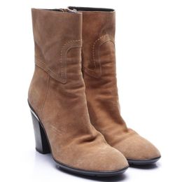 Hogan Stiefeletten Damen Größe 40 Second Hand hellbraun