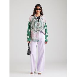 Essentiel Antwerp Bluse 'Houisiana' Damen Größe XS grün / rosa / schwarz / weiß