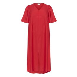 Kaffe CURVE Kleid 'Tera' Damen Gr&ouml;&szlig;e 44 rot Winterkleid