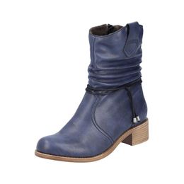 Rieker Stiefelette Damen Gr&ouml;&szlig;e 36 dunkelblau Winterschuhe