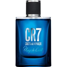 CR7 Cristiano Ronaldo Herren Eau de Toilette "Play it cool", 30ml, blau, CRISTIANO RONALDO, Parfüms, mit würzigem Karamom