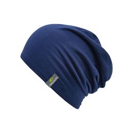 Chillouts Herren Beanie "Acapulco Hat", blau, unifarben, Baumwollmischung, Mützen, Leichte Slouch-Mütze mit urbanem Look