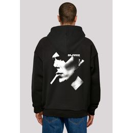 F4NT4STIC Herren Kapuzenpullover "David Bowie Smoke", schwarz, Gr. M, Obermaterial: 100% Baumwolle, Pullover, Print