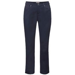 sheego Damen Stretch-Hose, blau, Gr. 58, unifarben, 97% Baumwolle, 3% Elasthan, Hosen
