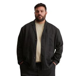 Marc O'Polo MARC O'POLO Herren Kurzjacke "aus reinem Leinen", schwarz, Gr. XXXL, unifarben, Obermaterial: 100% Leinen; Futter: 100% Nicht verf&uuml;gbar, Jacken