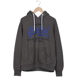 Superdry Kapuzenpullover Herren Größe XXL Second Hand grau