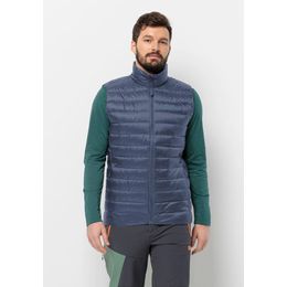 Jack Wolfskin Herren Daunenweste "PILVI DOWN VEST M RDS", blau, Gr. S, OBERSTOFF: 100% POLYESTER; Futter: 100% POLYESTER; FÜLLUNG: 90% ENTENDAUNEN,