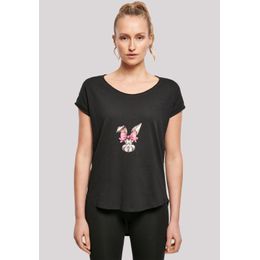 F4NT4STIC Damen T-Shirt "Niedlicher Hase mit Schleife", schwarz, Gr. XS, Obermaterial: 100% Baumwolle, Shirts, Premium Qualit&auml;t