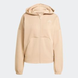 adidas Sportswear Sportsweatjacke Damen Gr&ouml;&szlig;e XL camel