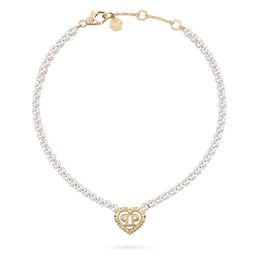 Philipp Plein Kette Damen Gr&ouml;&szlig;e One Size gold / wei&szlig;