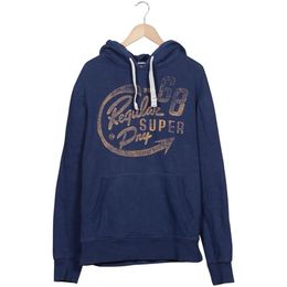 Superdry Kapuzenpullover Herren Größe XXL Second Hand blau