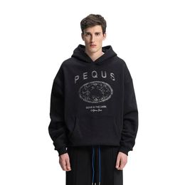 PEQUS Sweatshirt 'Faded Emblem Graphic' male Black size XL