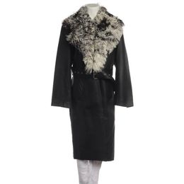 Common Leisure Lederjacke / Ledermantel Damen Größe S Second Hand schwarz