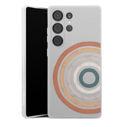 DeinDesign Galaxy S25 Ultra Handy Silikon Hülle Case transparent Handyhülle Circle Rainbow Water Colour Silikon Case