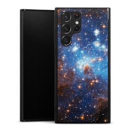DeinDesign Galaxy S22 Ultra Handy Silikon H&uuml;lle Case schwarz Handyh&uuml;lle Weltall Star Galaxy