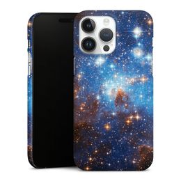 DeinDesign iPhone 14 Pro Max Handy Premium Case Smartphone Handyh&uuml;lle Schutzh&uuml;lle matt Weltall Star Galaxy Premium Case