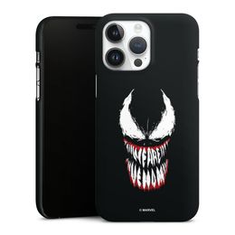 DeinDesign iPhone 14 Pro Max Handy Premium Case Smartphone Handyh&uuml;lle Schutzh&uuml;lle matt Venom Marvel Official Licensed Product Premium Case