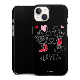 DeinDesign iPhone 14 Handy Premium Case Smartphone Handyh&uuml;lle Schutzh&uuml;lle matt Disney Love Premium Case