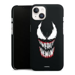 DeinDesign iPhone 14 Handy Premium Case Smartphone Handyh&uuml;lle Schutzh&uuml;lle matt Venom Marvel Official Licensed Product Premium Case
