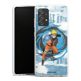 DeinDesign Galaxy A52s 5G Handy Silikon H&uuml;lle Case wei&szlig; Handyh&uuml;lle Manga Naruto Shippuden Official Licensed Product Silikon Case