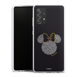 DeinDesign Galaxy A52s 5G Handy Silikon H&uuml;lle Case wei&szlig; Handyh&uuml;lle Minnie Mouse Muster Disney Silikon Case