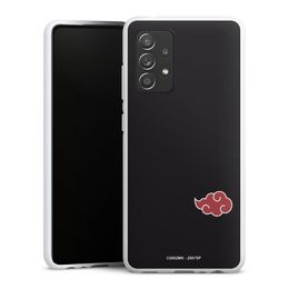 DeinDesign Galaxy A52s 5G Handy Silikon H&uuml;lle Case wei&szlig; Handyh&uuml;lle Official Licensed Product Akatsuki Naruto Shippuden Silikon Case