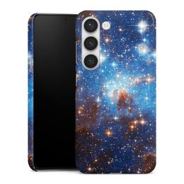 DeinDesign Galaxy S23 Handy Premium Case Smartphone Handyh&uuml;lle Schutzh&uuml;lle gl&auml;nzend Weltall Star Galaxy Premium Case