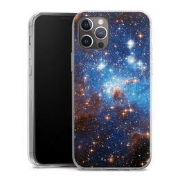 DeinDesign iPhone 12 Pro Handy Silikon H&uuml;lle Case transparent Handyh&uuml;lle Weltall Star Galaxy Silikon Case